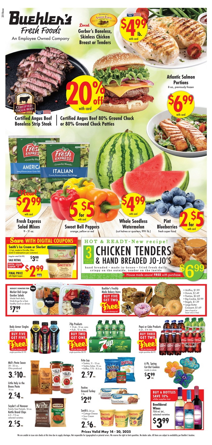 Buehler's Weekly Ad May 14 – May 20, 2025