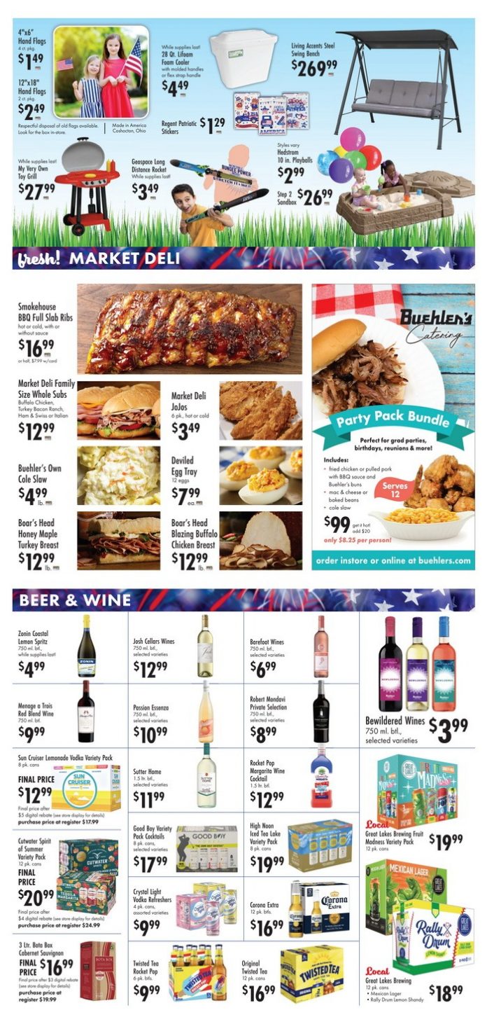 Buehler's Weekly Ad May 21 – May 27, 2025 (Memorial Day Promotion Included)