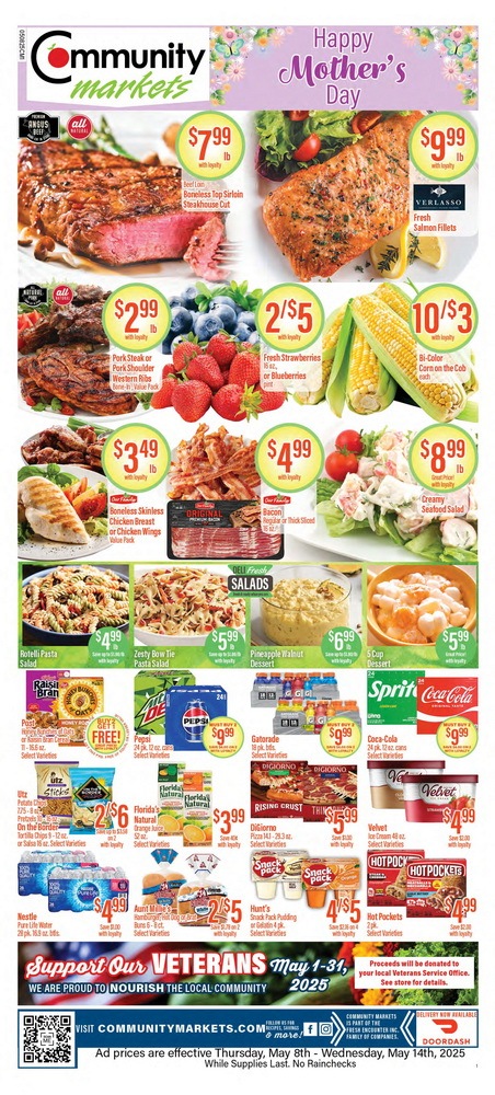 Community Markets Weekly Ad May 08 – May 14, 2025