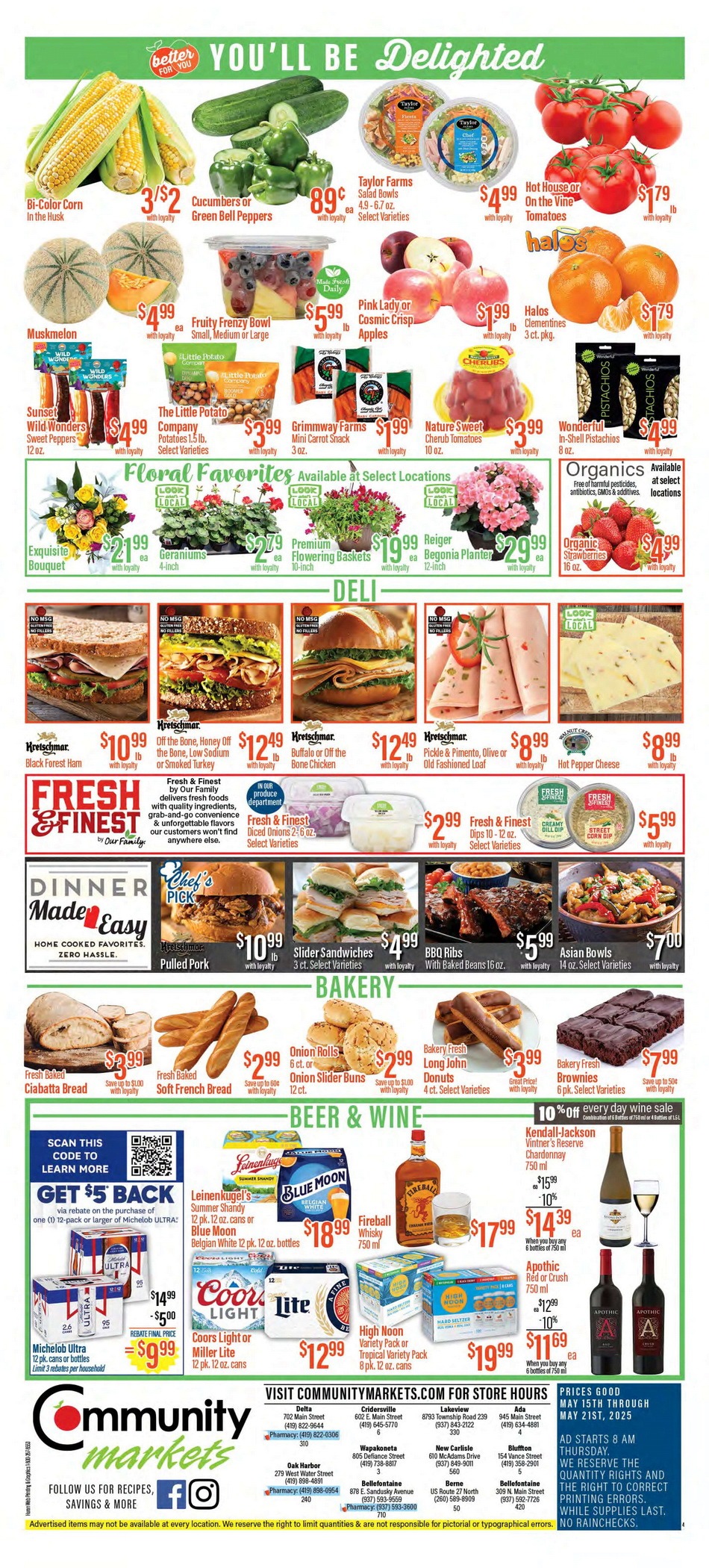 Community Markets Weekly Ad May 15 – May 21, 2025