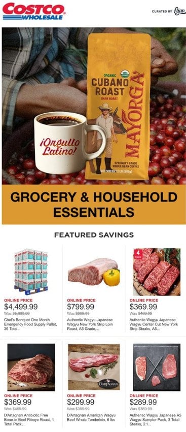 Costco Grocery & Household Essentials Sale May 05– May 11, 2025