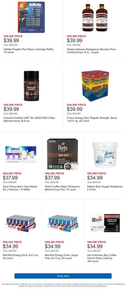 Costco Grocery & Household Essentials Sale May 20– May 25, 2025