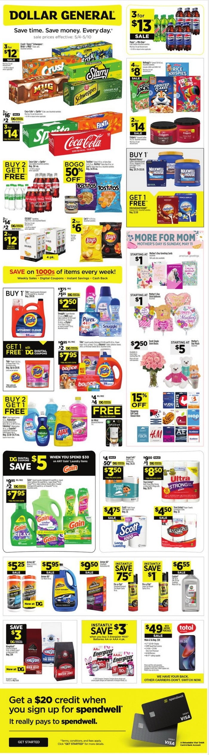 Dollar General Weekly Ad May 04 – May 10, 2025 (Mother's Day Promotion ...