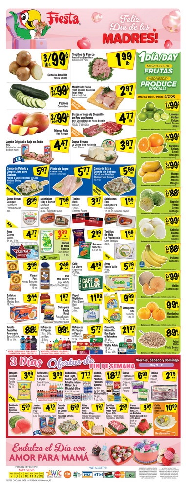 Fiesta Mart Weekly Ad May 07 – May 13, 2025 (Mother's Day Promotion ...