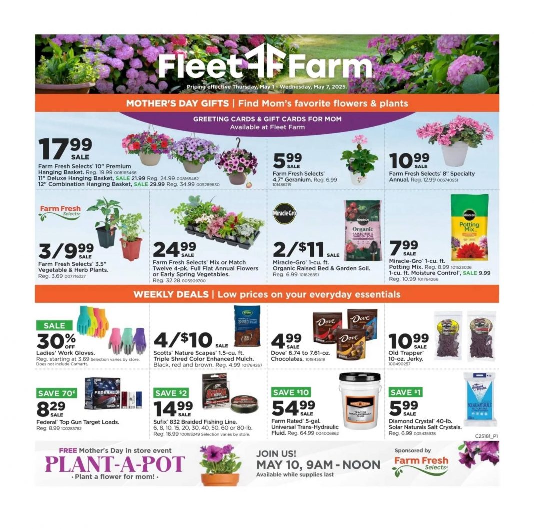 Fleet Farm Weekly Ad May 01 – May 07, 2025