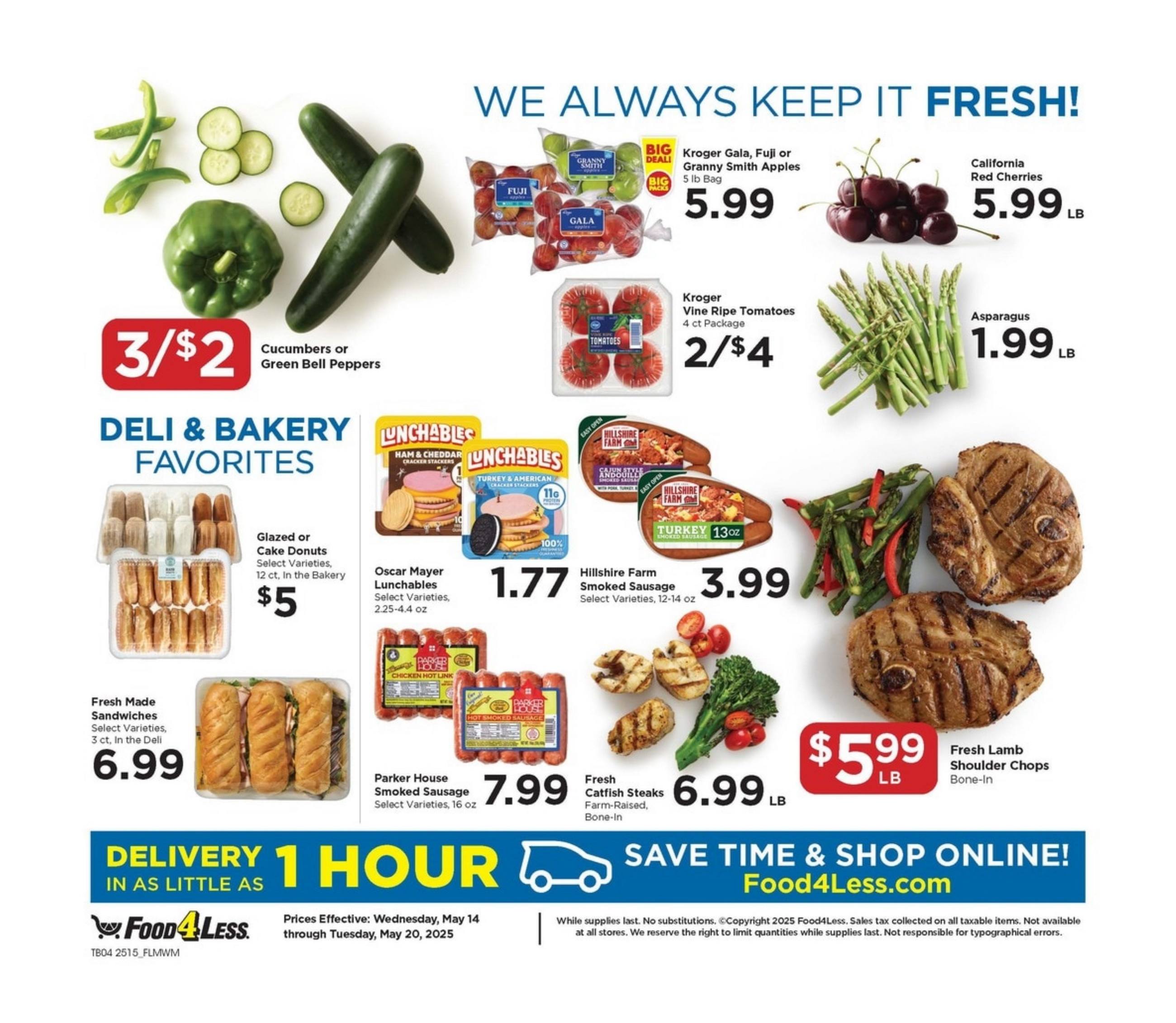 Food 4 Less Weekly Ad May 14 – May 20, 2025