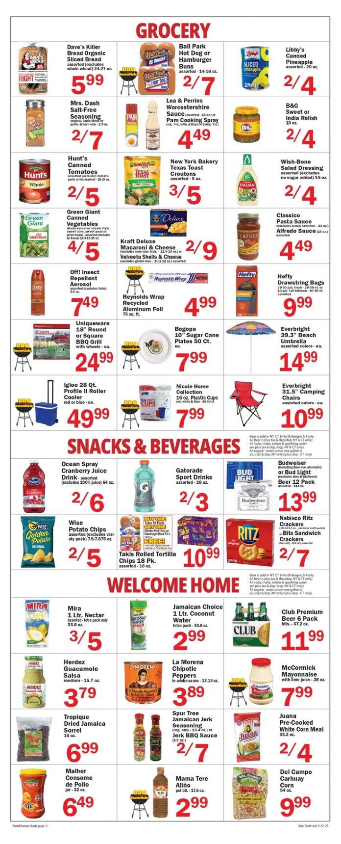 Food Bazaar Weekly Ad May 22 – May 28, 2025 (Memorial Day Promotion ...