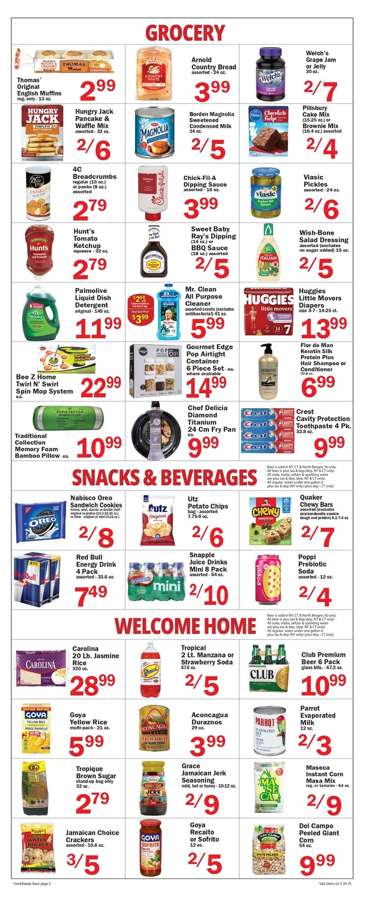 Food Bazaar Weekly Ad May 29 – Jun 04, 2025