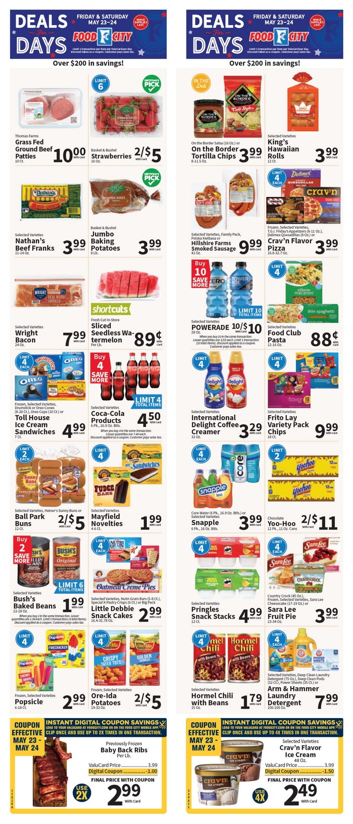 Food City Weekly Ad May 21 – May 27, 2025 (Memorial Day Promotion Included)