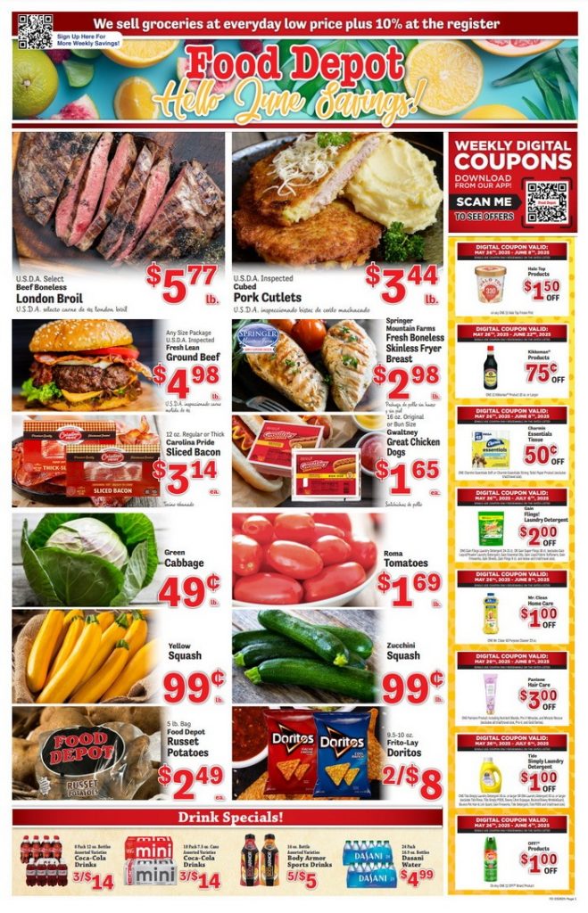 Food Depot Weekly Ad May 26 – Jun 01, 2025