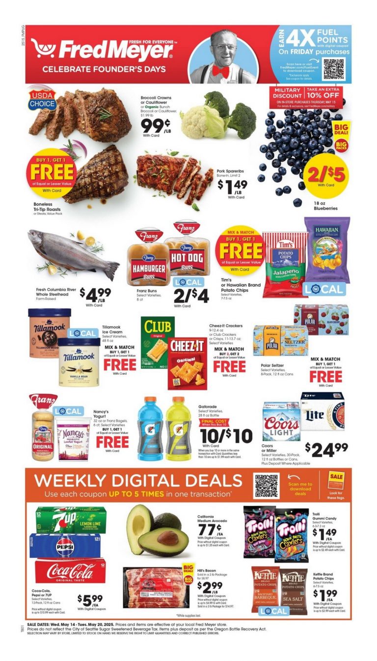 Fred Meyer Weekly Ad May 14 – May 20, 2025