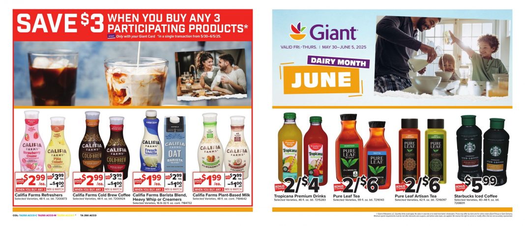 Giant Food Weekly Ad May 30 – Jun 05, 2025