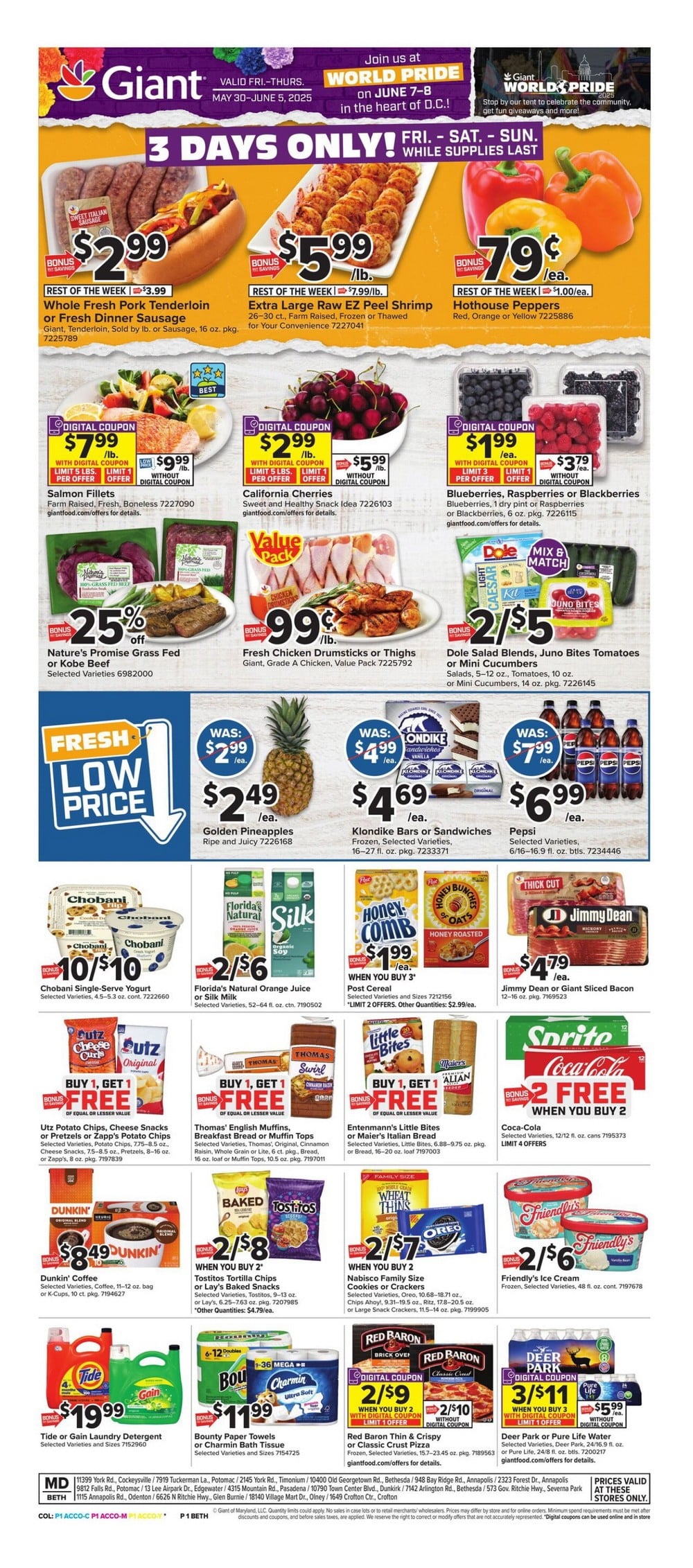 Giant Food Weekly Ad May 30 – Jun 05, 2025