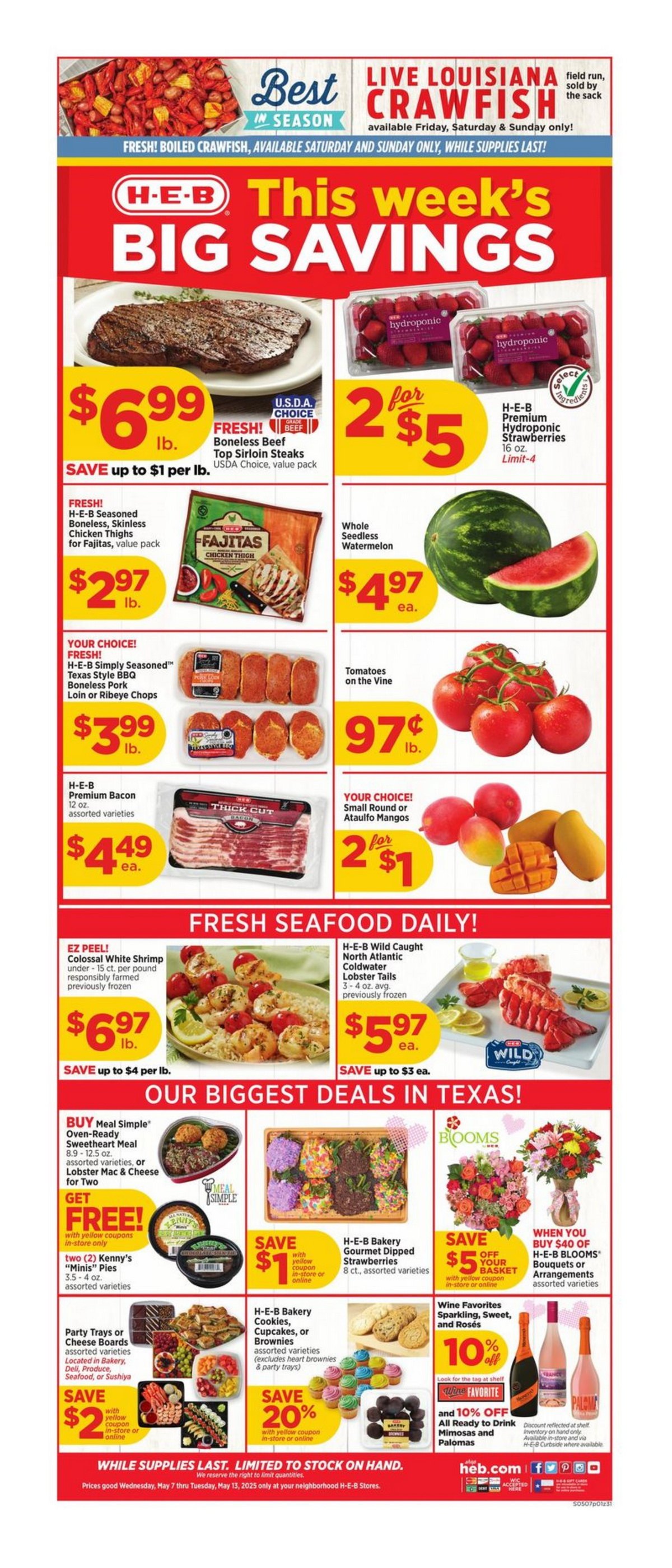 HEB Weekly Ad May 07 – May 13, 2025