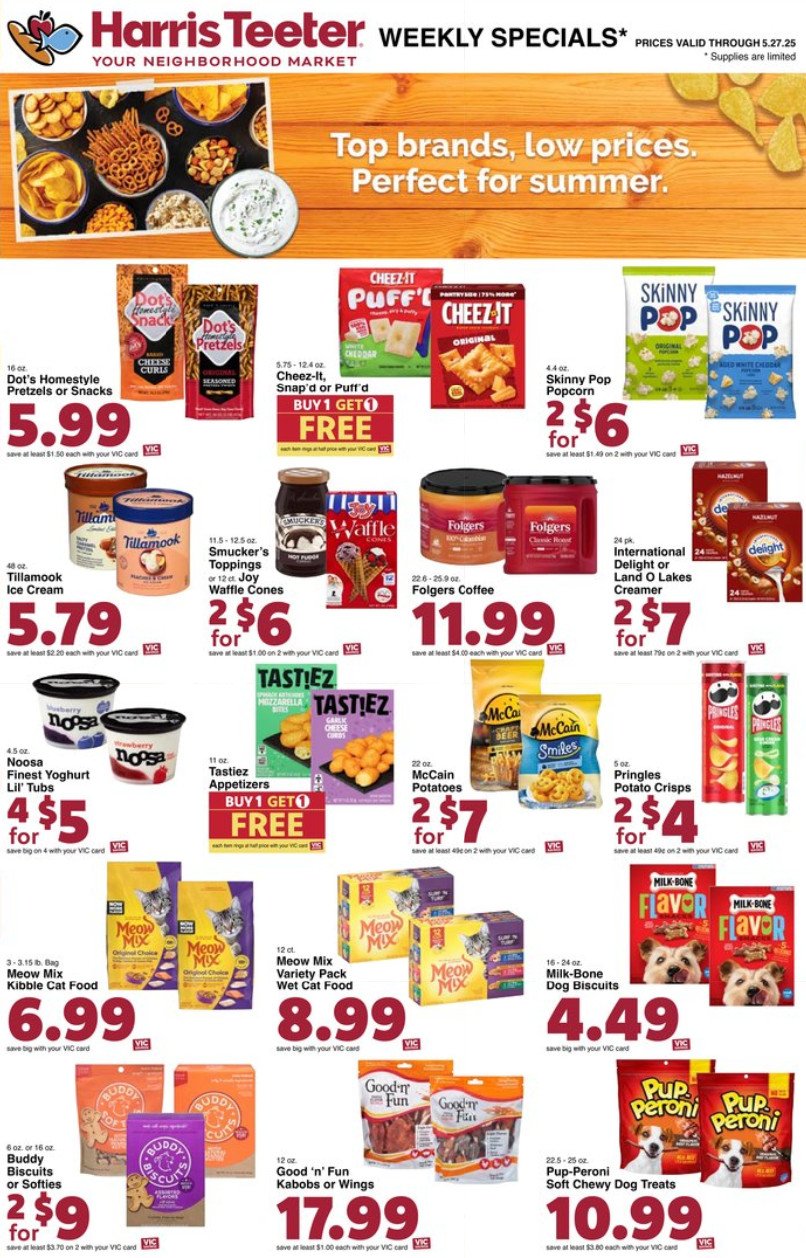 Harris Teeter Weekly Ad May 21 – May 27, 2025 (Memorial Day Promotion Included)