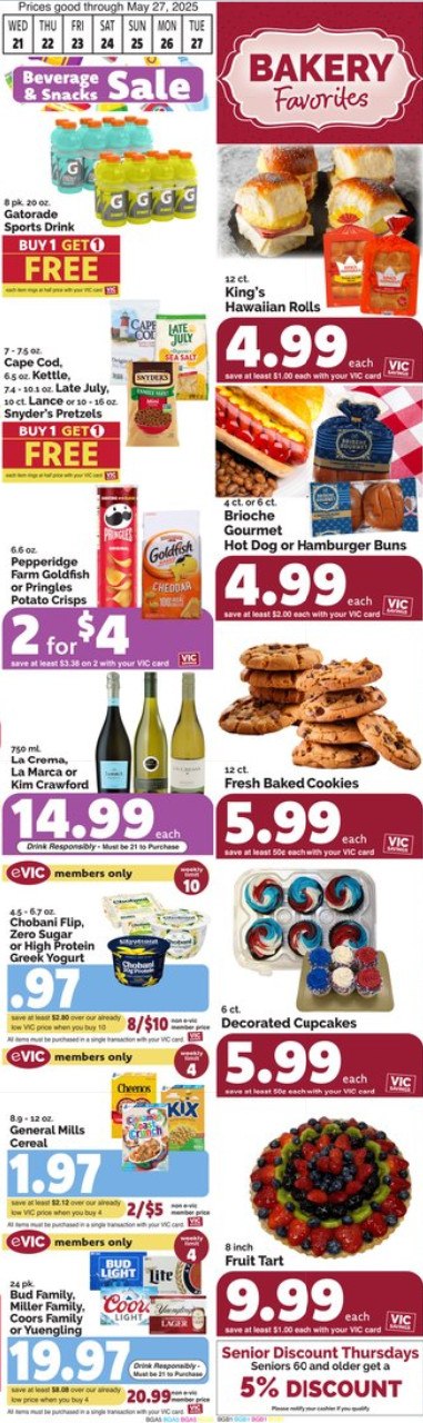 Harris Teeter Weekly Ad May 21 – May 27, 2025 (Memorial Day Promotion Included)