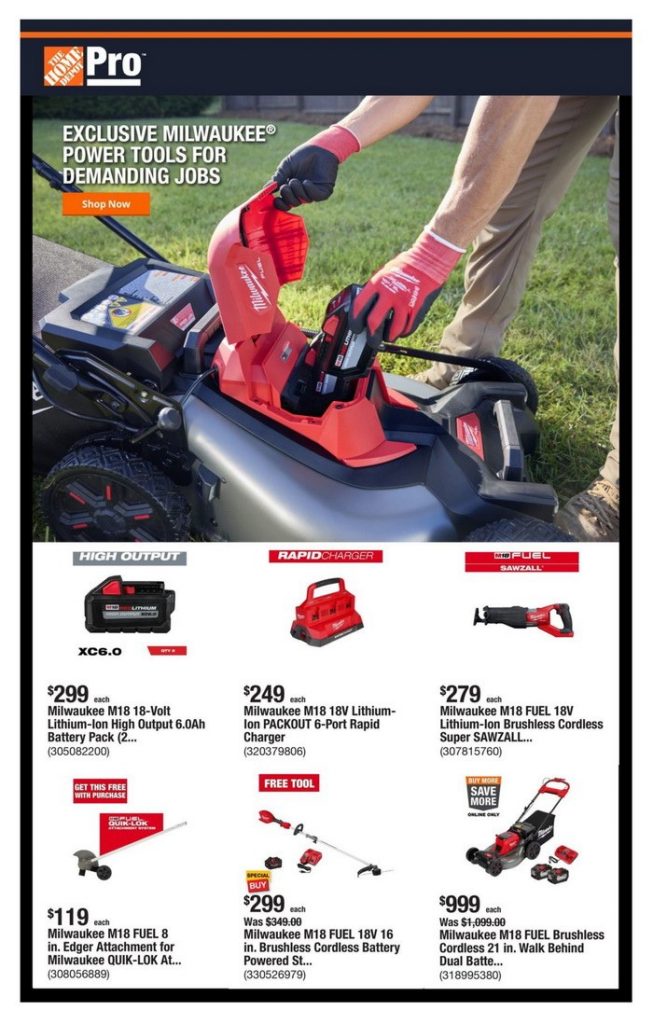 Home Depot Pro Weekly Ad May 05 – May 12, 2025