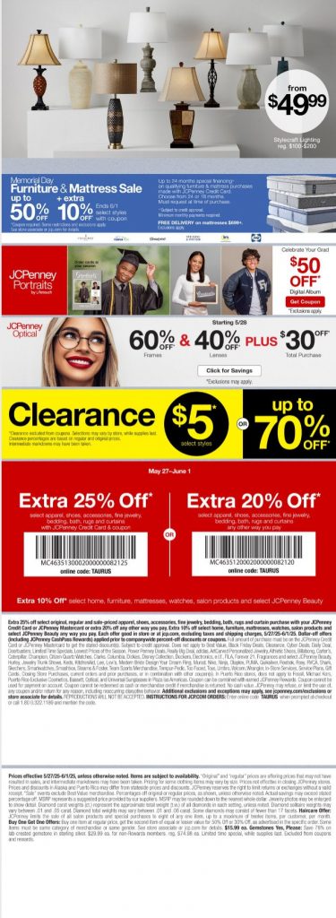 JCPenney Store Ad May 27 – Jun 01, 2025