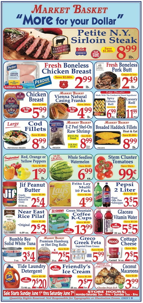 Market Basket Weekly Ad Jun 01 – Jun 07, 2025