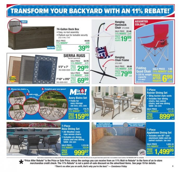 Menards Weekly Ad May 15 – May 26, 2025 (Memorial Day Promotion Included)