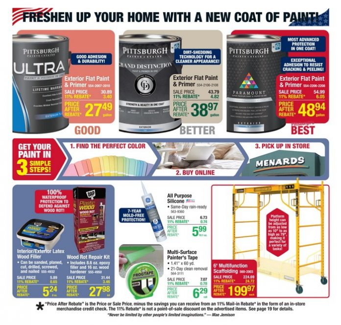 Menards Weekly Ad May 15 – May 26, 2025 (Memorial Day Promotion Included)