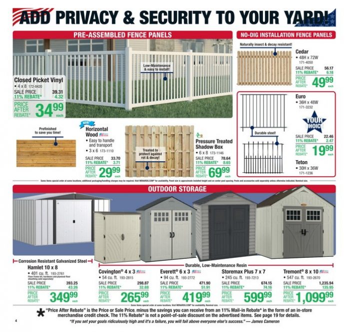 Menards Weekly Ad May 15 – May 26, 2025 (Memorial Day Promotion Included)