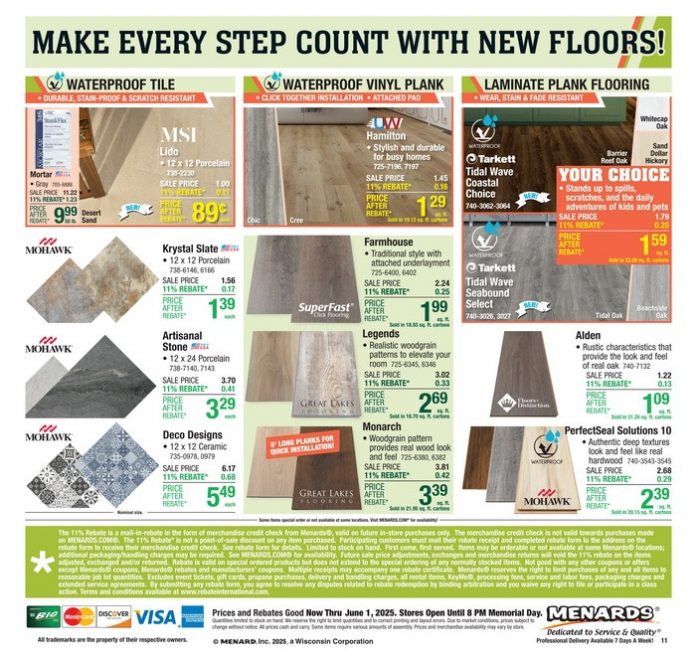 Menards Weekly Ad May 22 – Jun 01, 2025