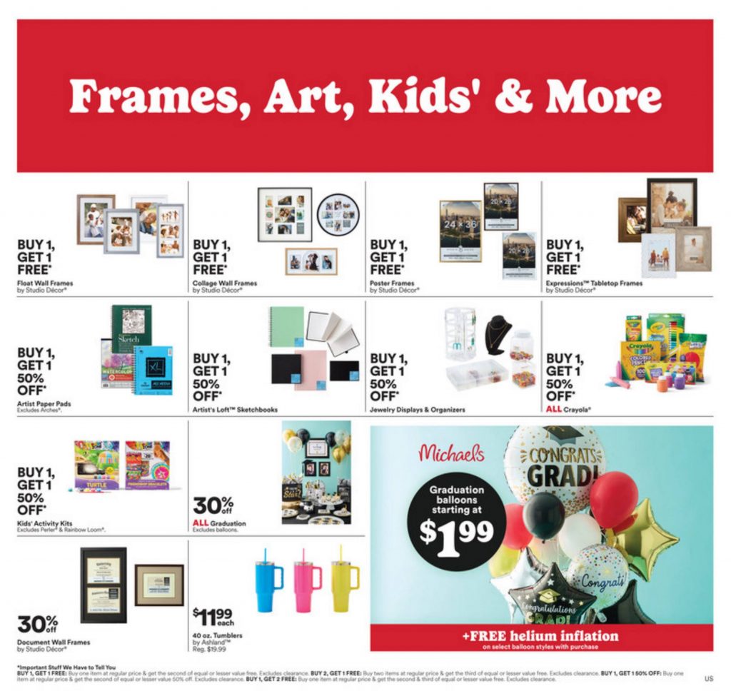Michaels Weekly Ad May 04 – May 10, 2025 (Mother's Day Promotion Included)
