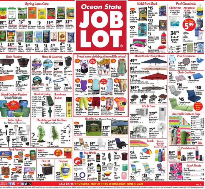 Ocean State Job Lot Weekly Ad May 29 – Jun 04, 2025