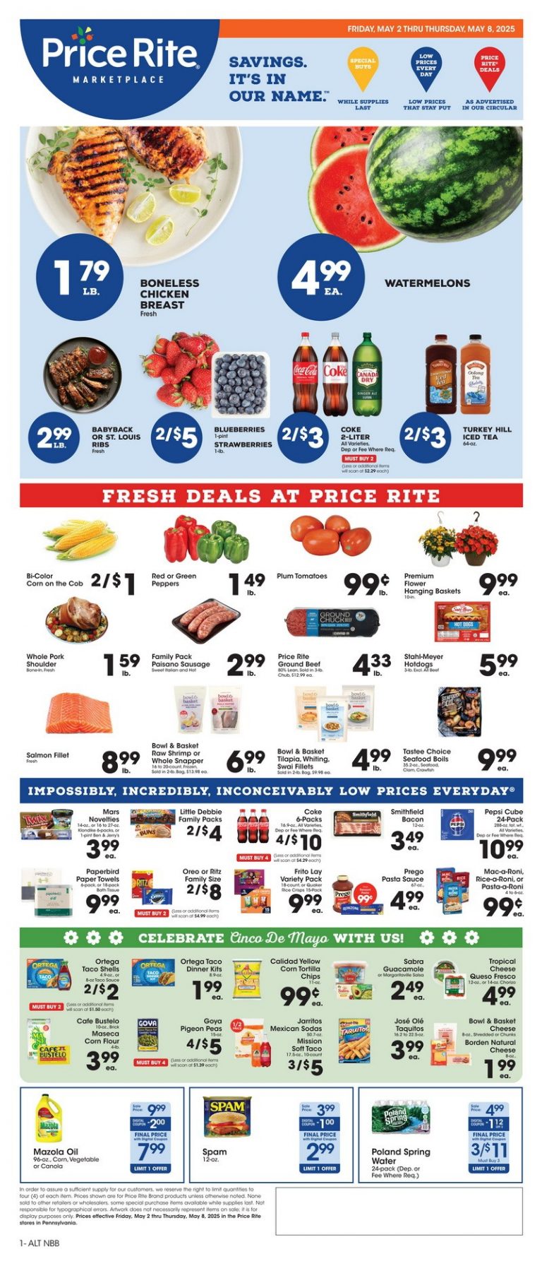 Price Rite Weekly Ad May 02 – May 08, 2025