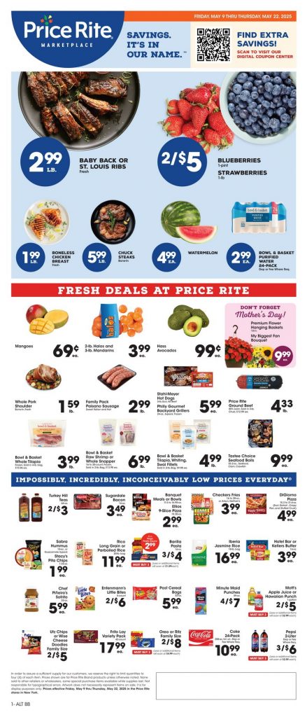 Price Rite Weekly Ad May 09 – May 22, 2025 (Mother's Day Promotion ...