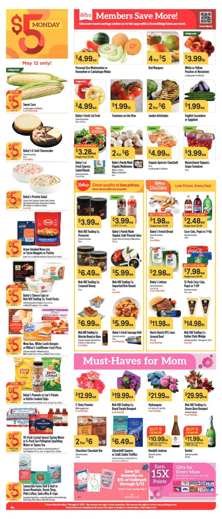 Raley's Supermarkets Weekly Ad May 07 – May 13, 2025 (Mother's Day ...