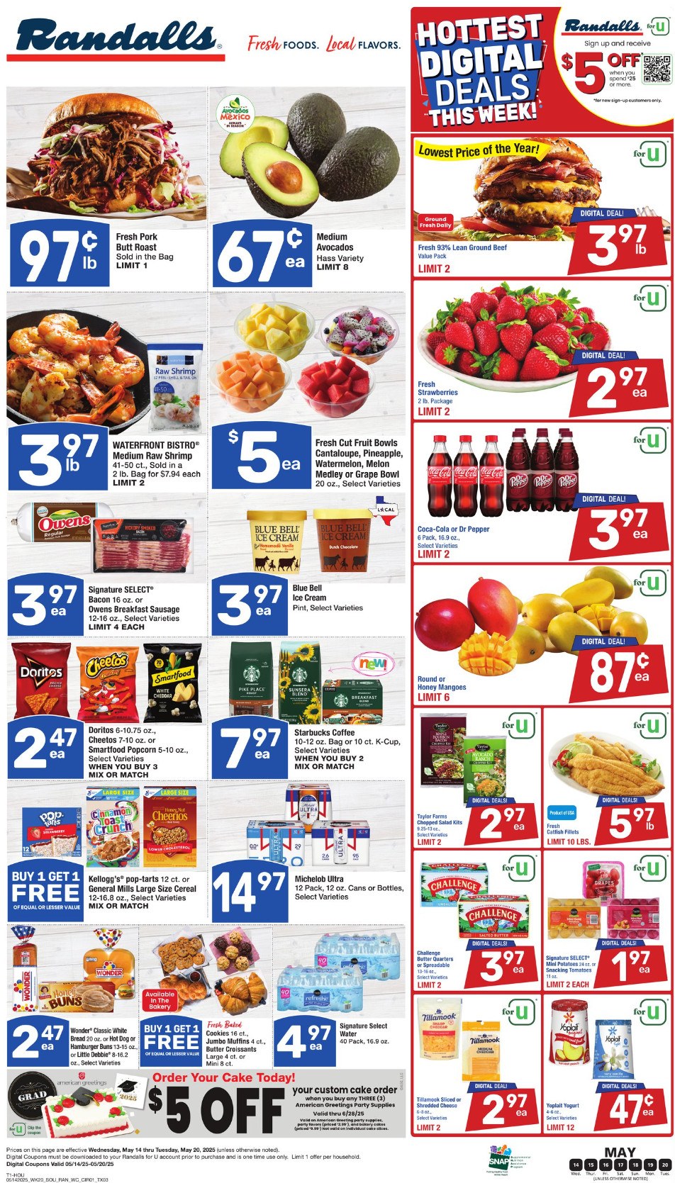 Randalls Weekly Ad May 14 – May 20, 2025