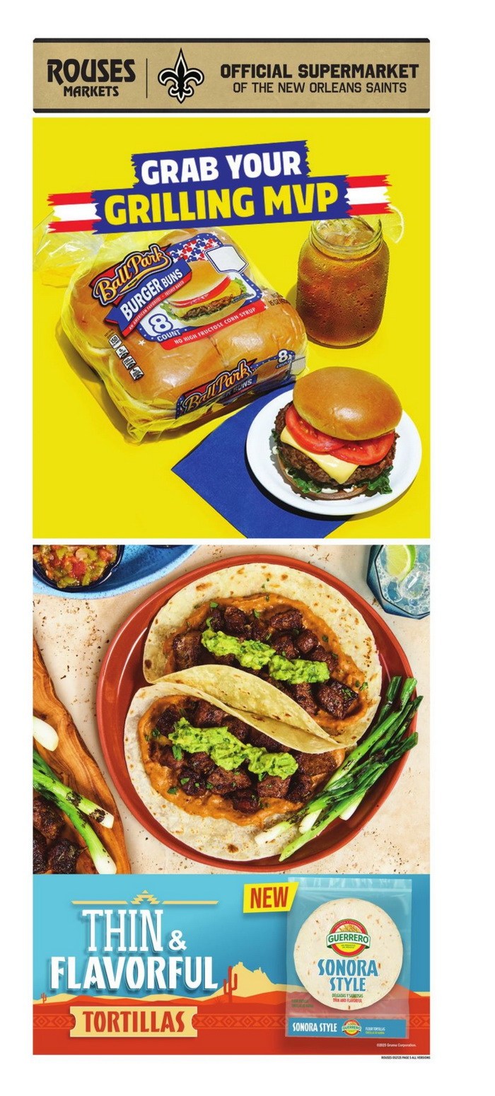 Rouses Weekly Ad May 21 – May 28, 2025 (Memorial Day Promotion Included)