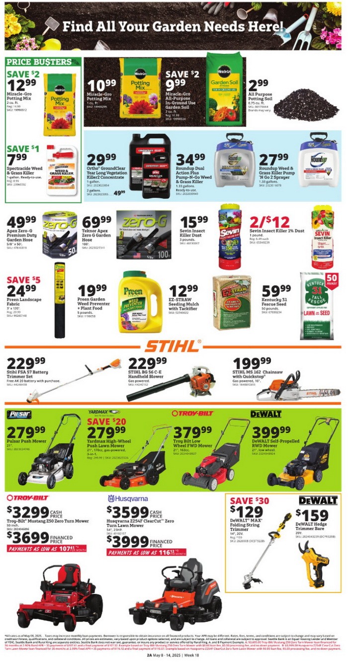 Rural King Weekly Ad May 08 – May 14, 2025 (Mother's Day Promotion Included)