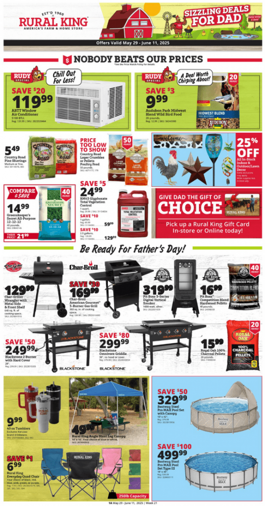Rural King Weekly Ad May 29 – Jun 11, 2025 (Father's Day Promotion ...