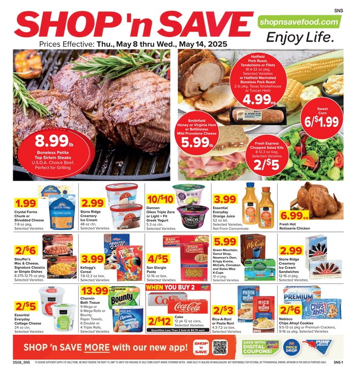 SHOP 'n SAVE Weekly Ad May 08 – May 14, 2025