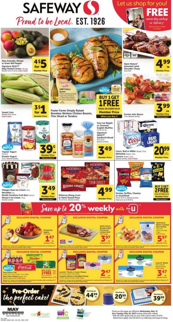 Safeway Weekly Ad May 14 – May 20, 2025