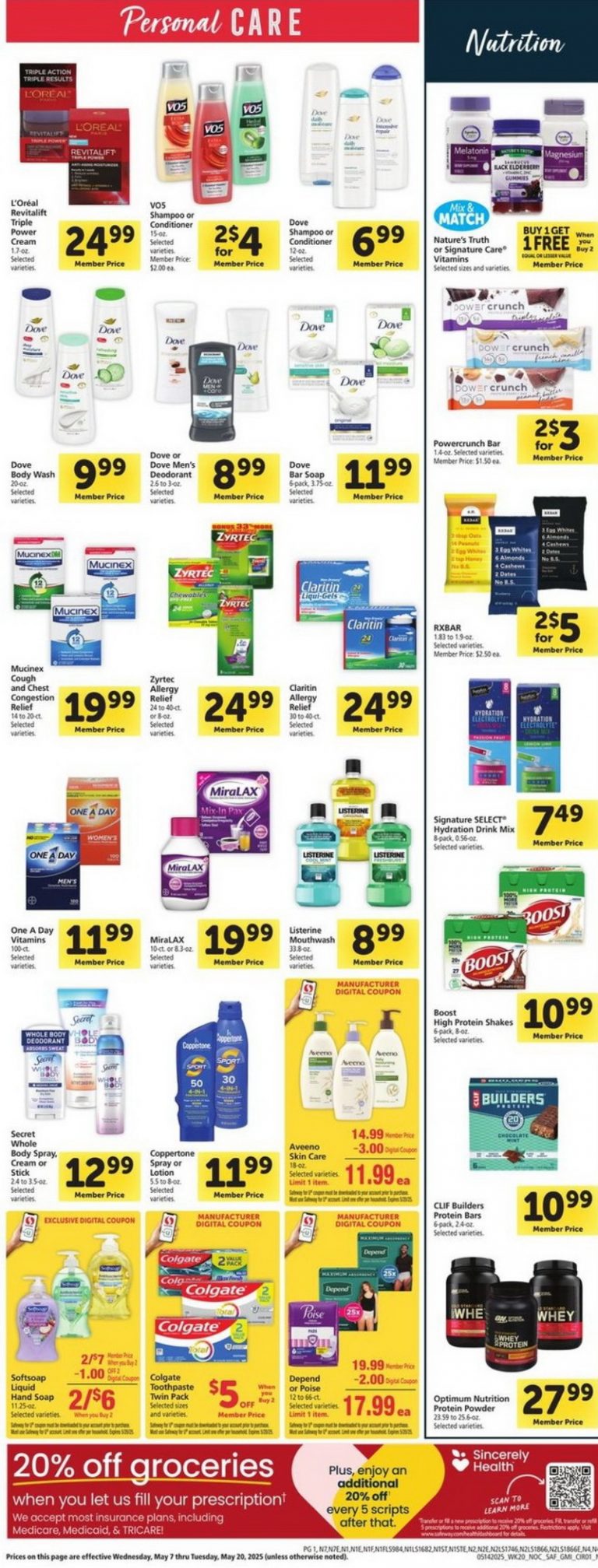 Safeway Weekly Ad May 14 – May 20, 2025