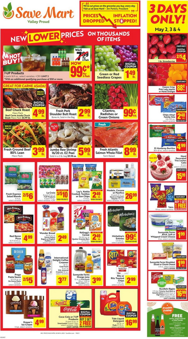 Save Mart Supermarkets Weekly Ad Apr 30 – May 06, 2025