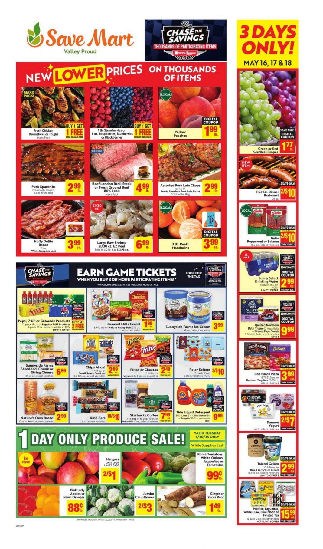Save Mart Supermarkets Weekly Ad May 14 – May 20, 2025