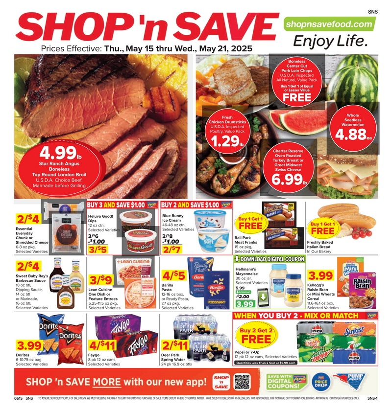 SHOP 'n SAVE Weekly Ad May 15 – May 21, 2025
