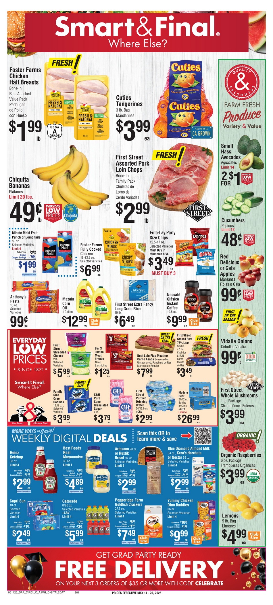 Smart & Final Weekly Ad May 14 – May 20, 2025