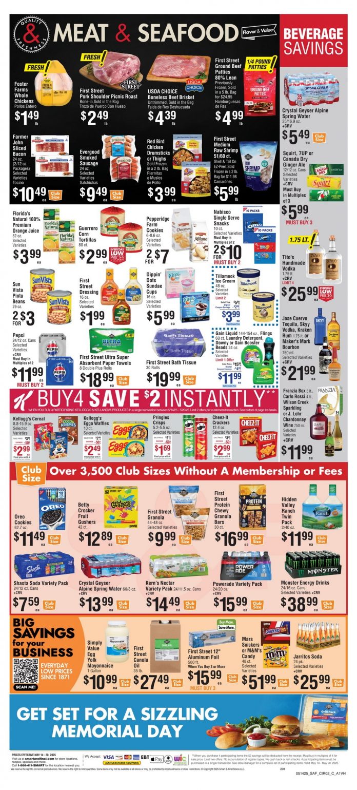 Smart & Final Weekly Ad May 14 – May 20, 2025