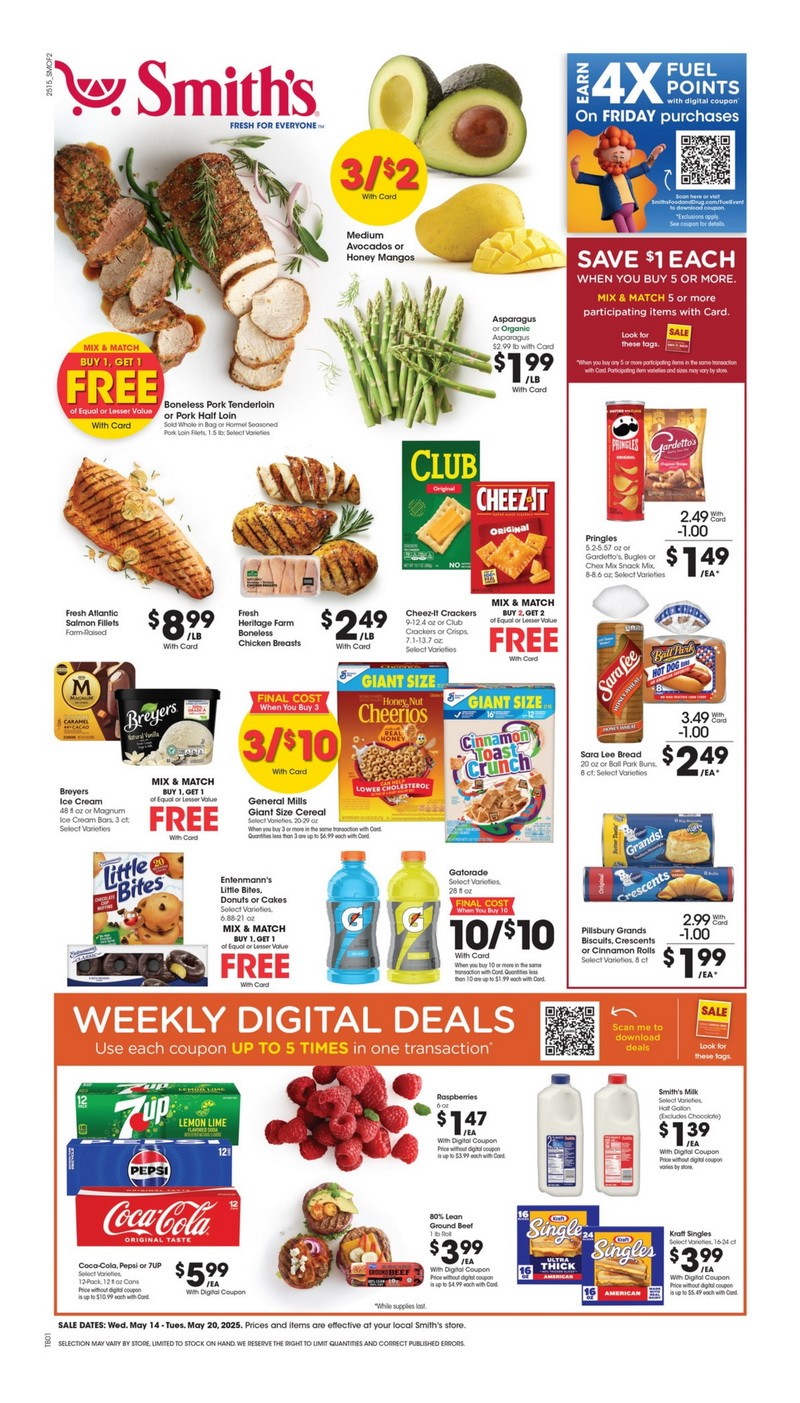 Smith's Food and Drug Weekly Ad May 14 – May 20, 2025