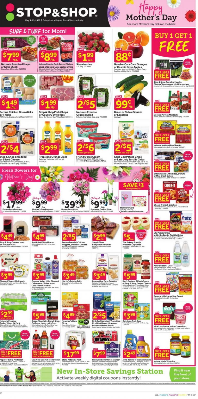 Stop & Shop Weekly Ad May 09 – May 15, 2025 (Mother's Day Promotion ...