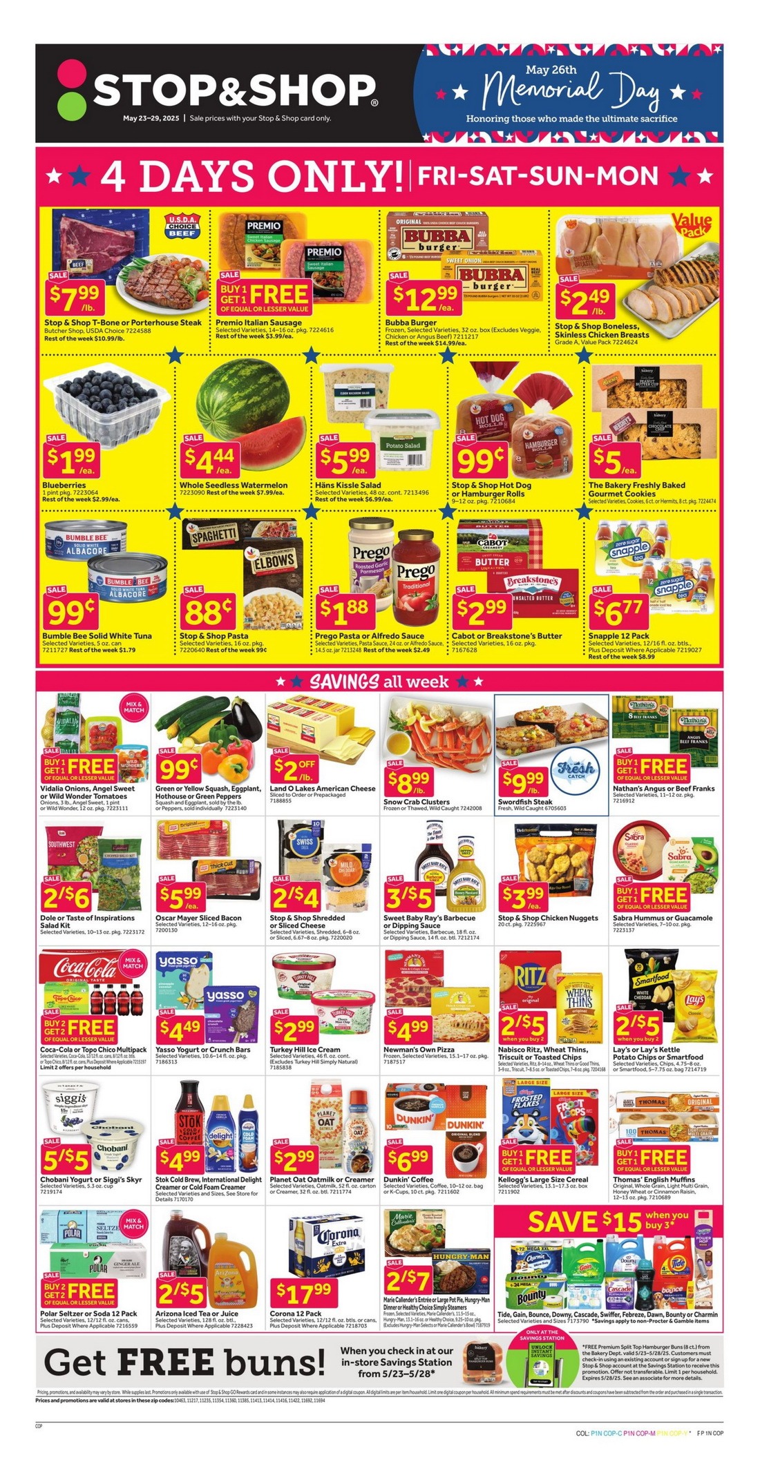 Stop & Shop Weekly Ad May 23 – May 29, 2025 (Memorial Day Promotion ...