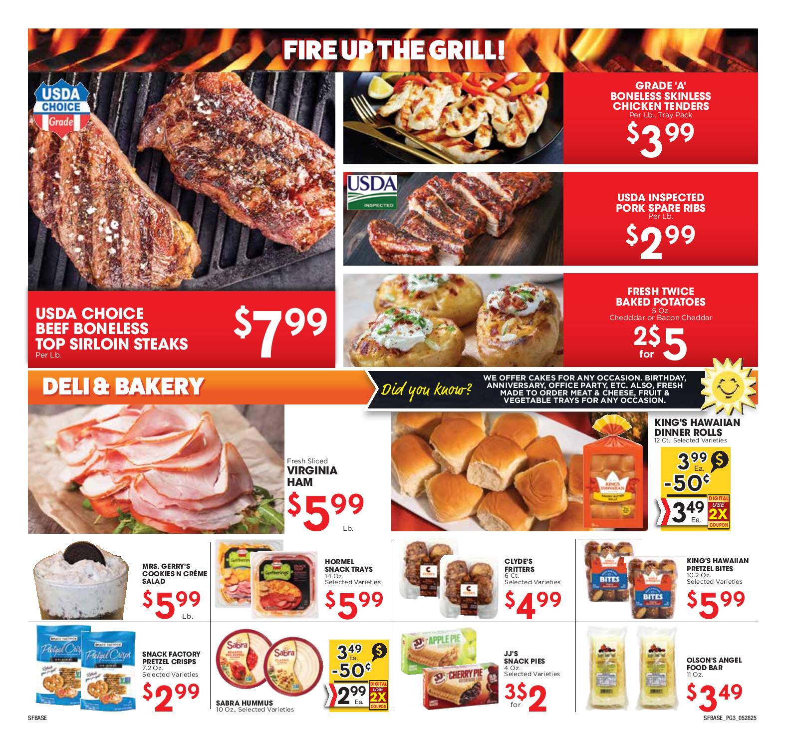 Sunshine Foods Weekly Ad May 28 – Jun 03, 2025