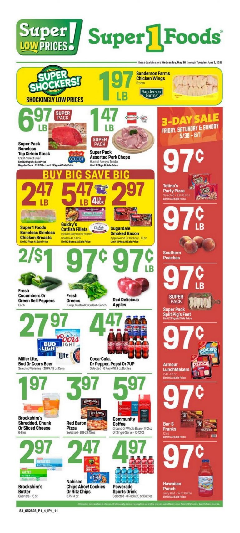 Super 1 Foods Weekly Ad May 28 – Jun 03, 2025