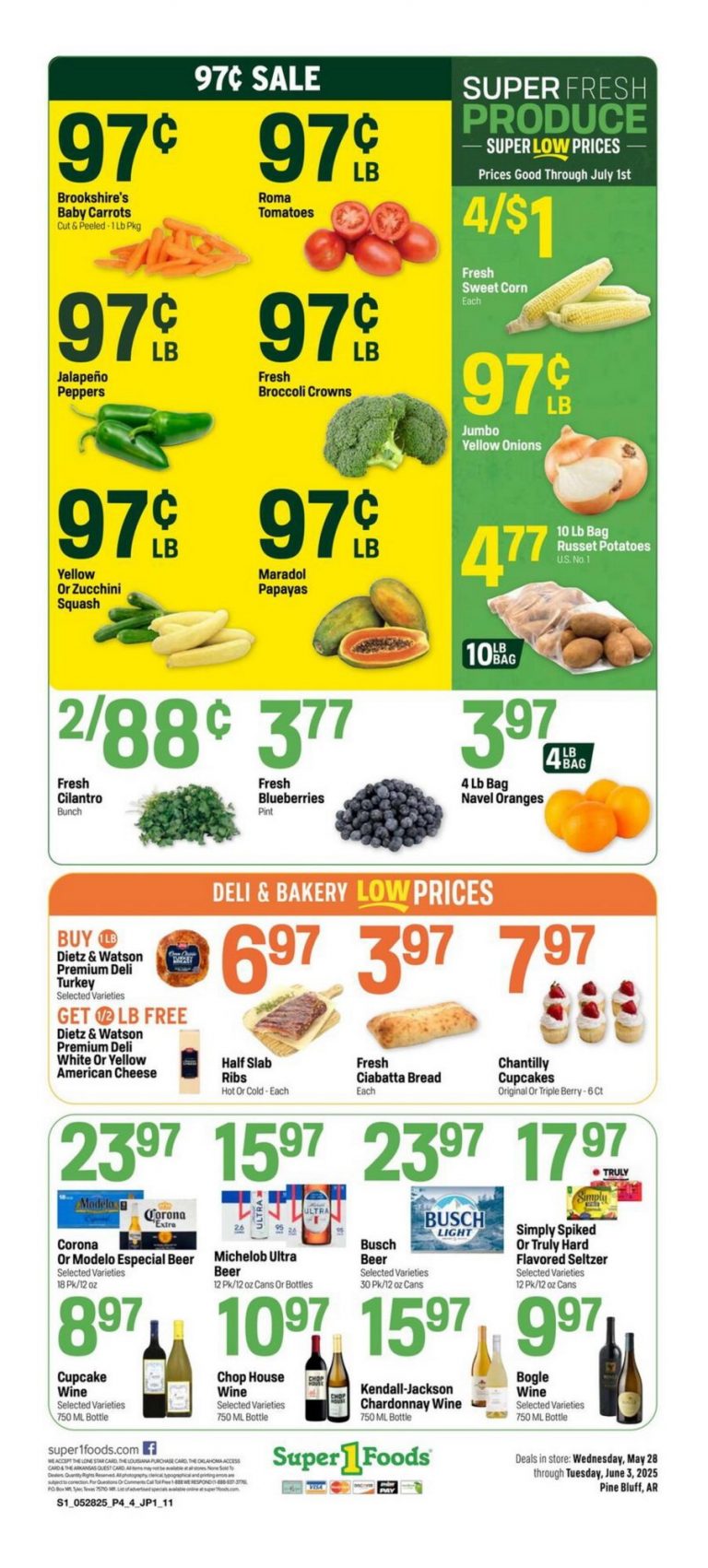 Super 1 Foods Weekly Ad May 28 – Jun 03, 2025